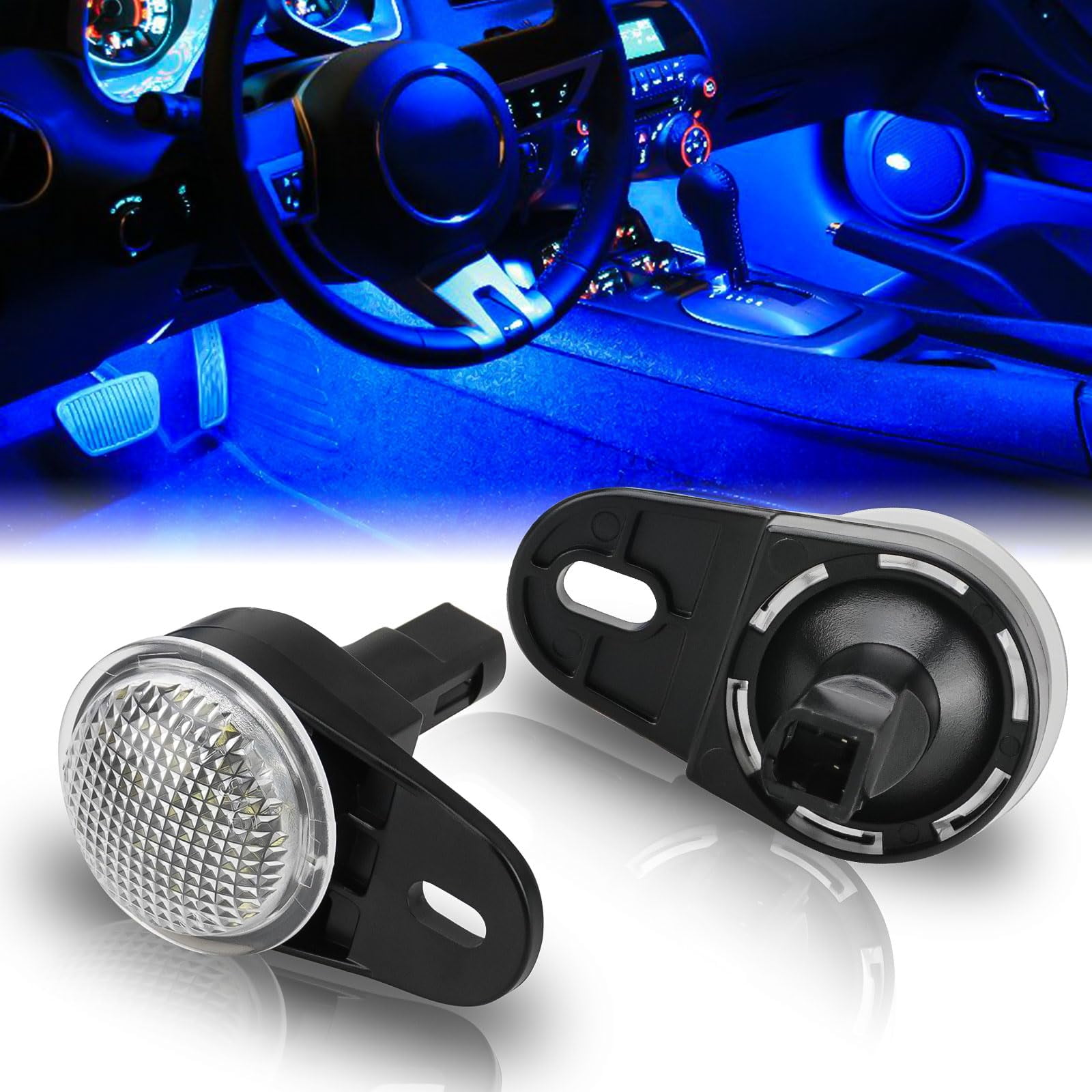 Bestview LED Interior Courtesy Light Footwell Lights for Durango Ram ...