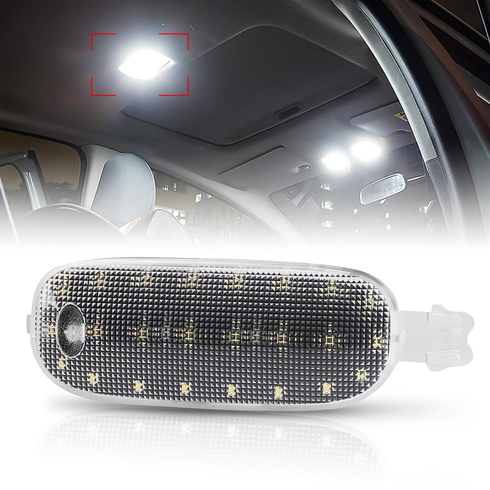 Bestview LED Interior Roof SSF20 Map Dome Light Cover Lens Overhead ...