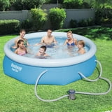 "Bestway Fast Set 10'x30"" Easy Ring Inflatable Above Ground Pool with ...