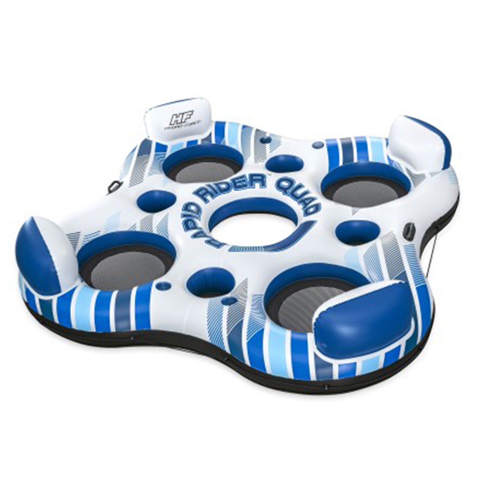 Open Box Bestway 101-Inch Rapid Rider 4-Person Floating Island Raft ...