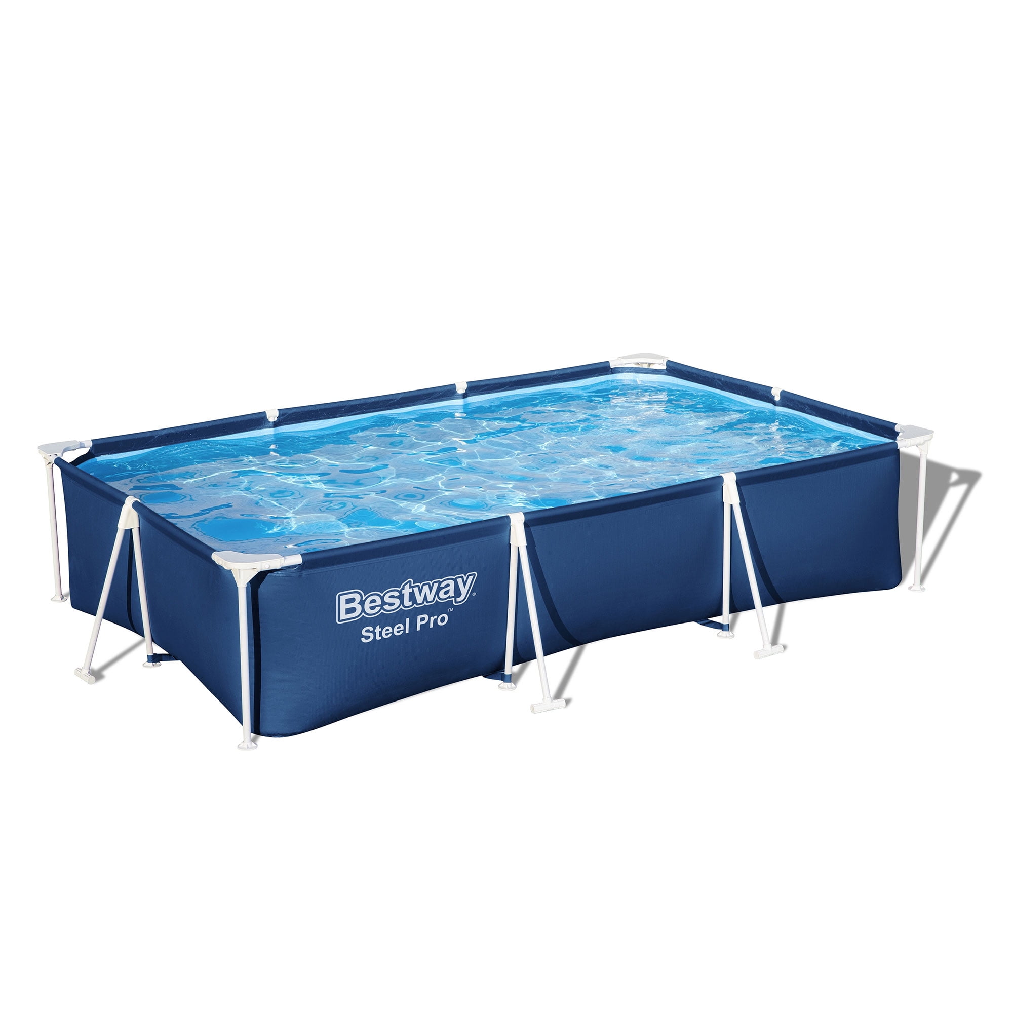 Open Box Bestway 118 x 79 x 26 Inches 871 Gallon Deluxe Frame Pool ...