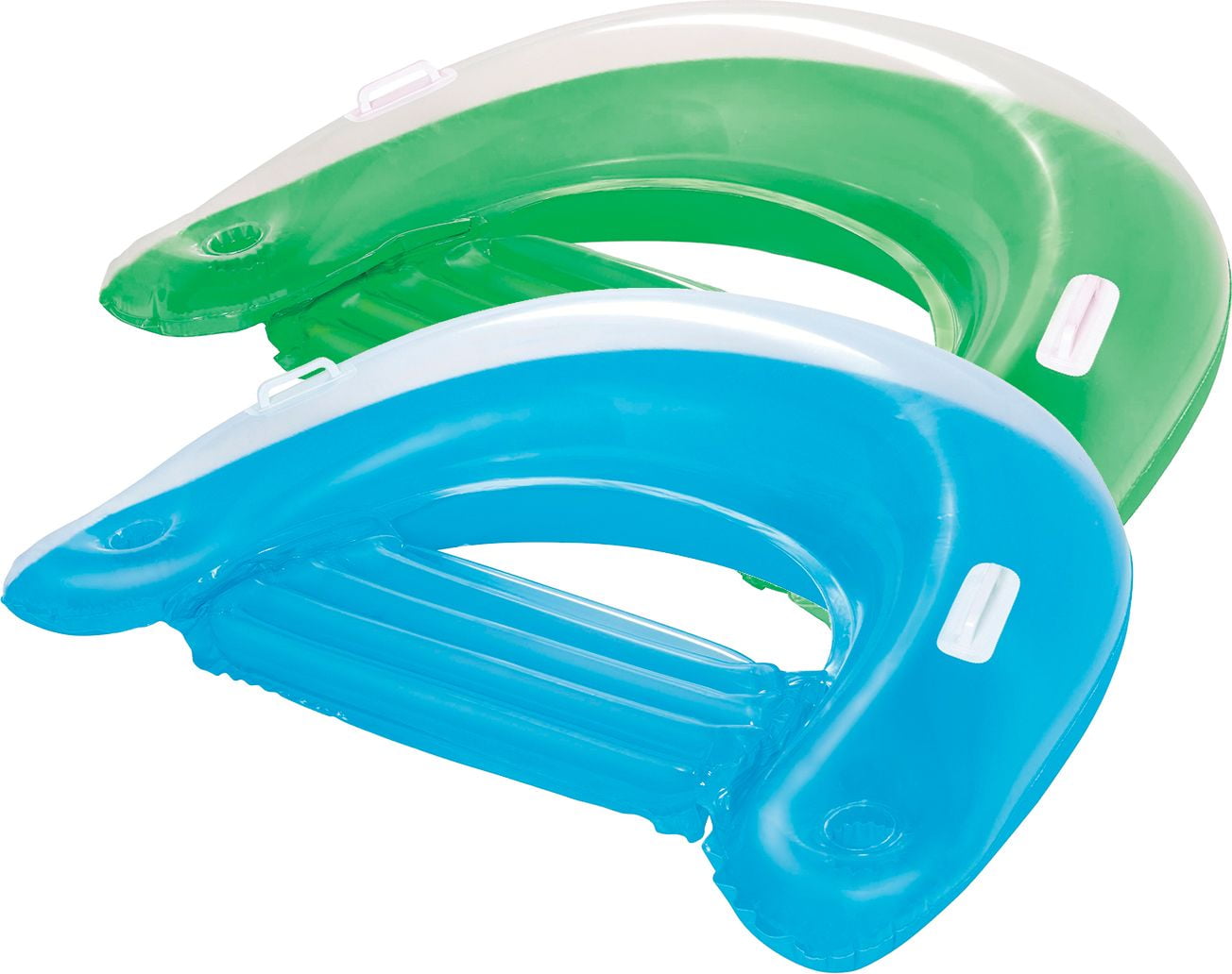 Bestway Inflatable Vinyl Lounge Chair - Blue/Green - 60 x 30 - Walmart.com