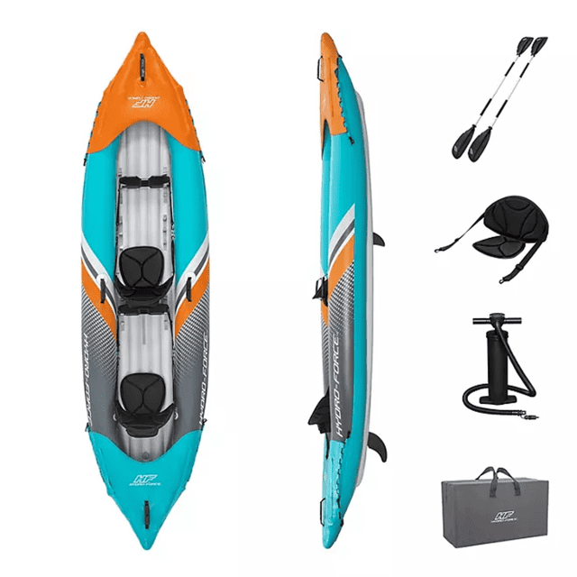 Bestway 65173E Hydro-Force Surge Elite X2 Inflatable Kayak for Two ...