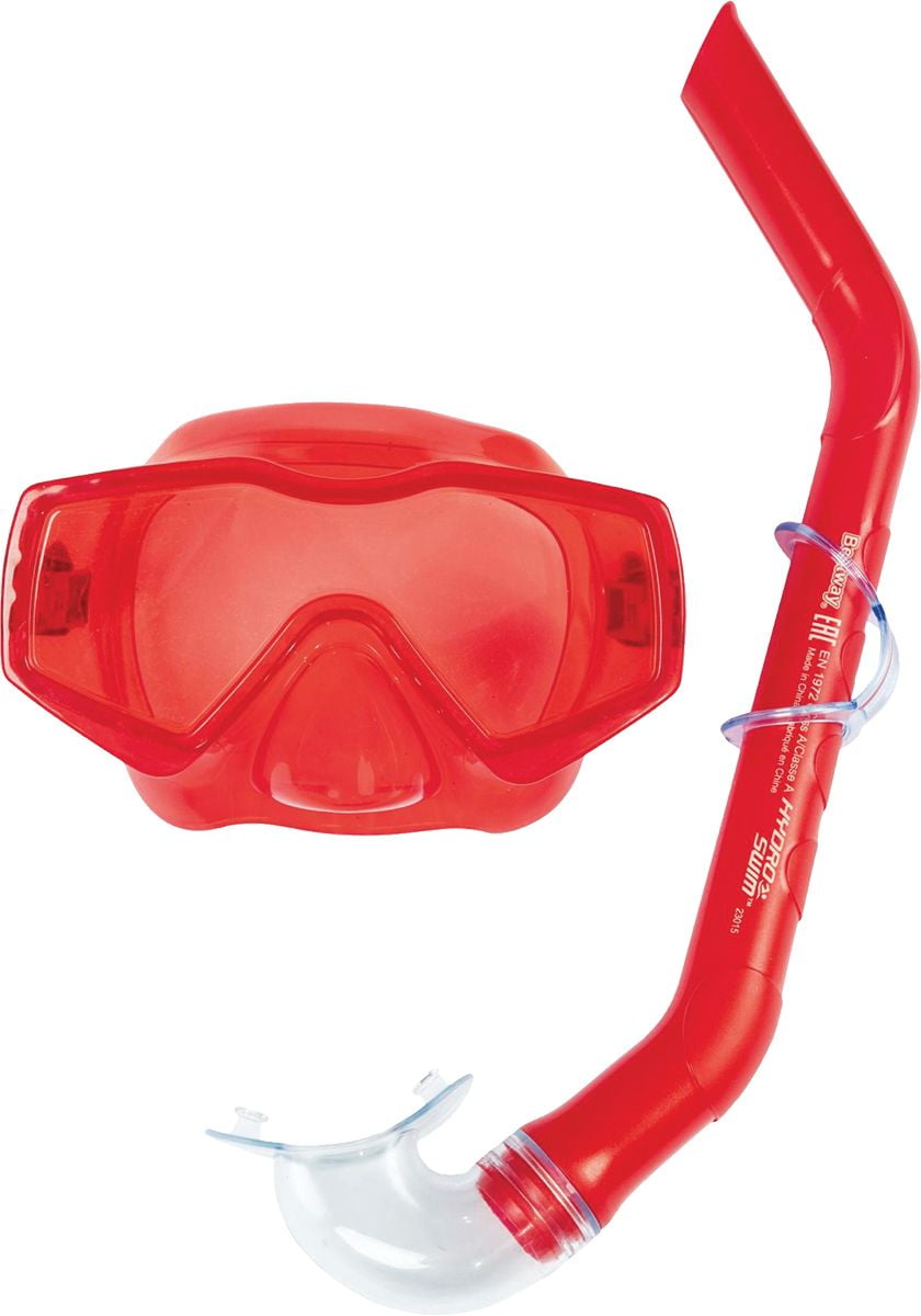 Bestway Aqua Prime Polycarbonate Sport Swim Mask and Snorkel Set Ages ...