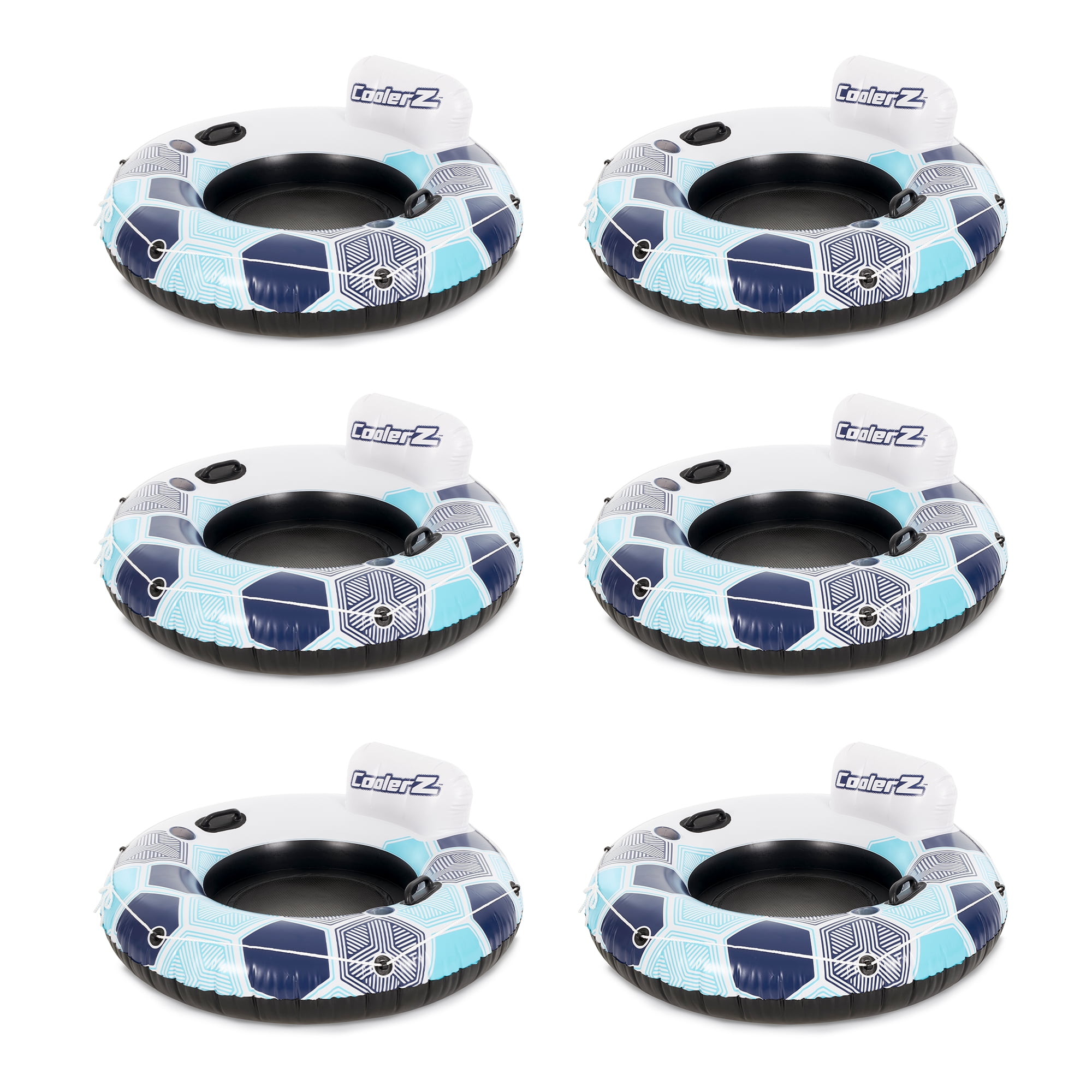 Bestway CoolerZ Rapid Rider Inflatable River Lake Pool Tube Float, Blue ...