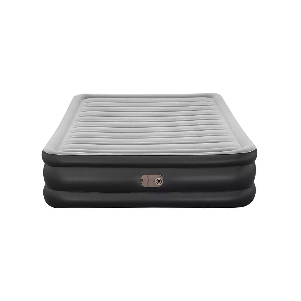 Bestway Deluxe Double High 17" Air Mattress with Built in Pump - Queen ...