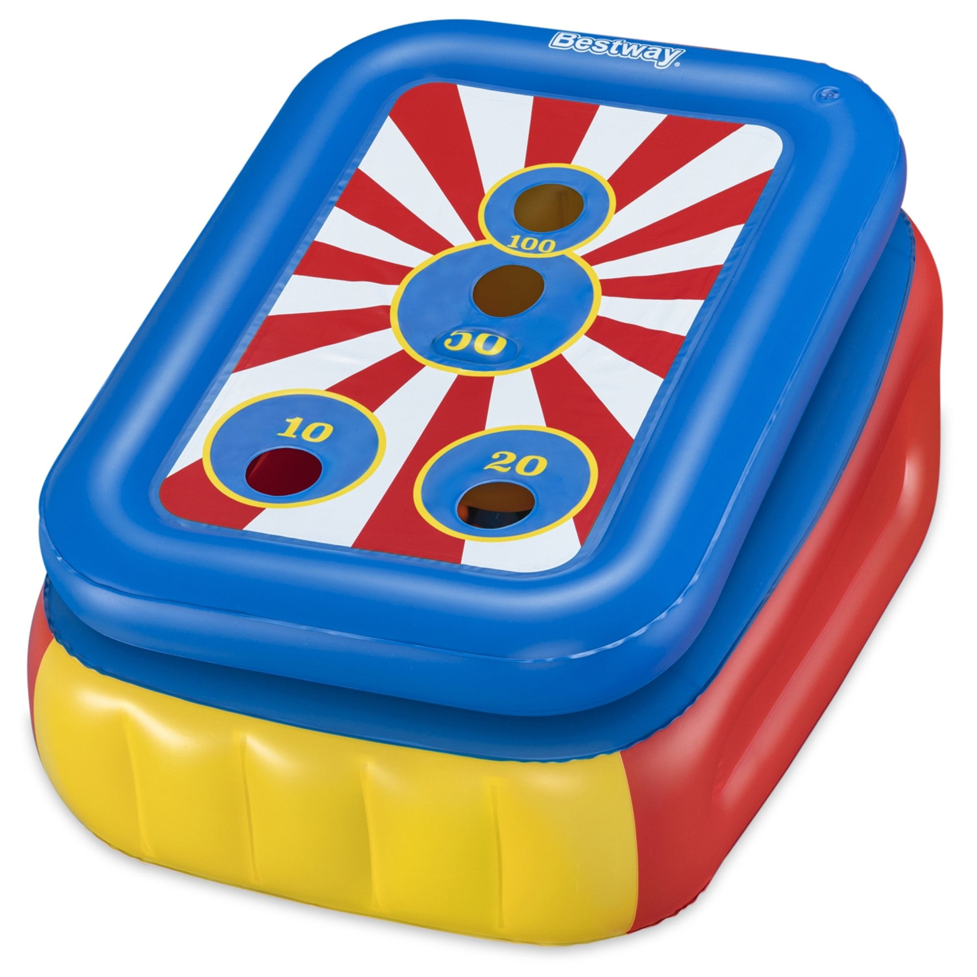 Bestway Flip 'n Toss Multi-Use Inflatable Ball Pit with 25 Play Balls ...