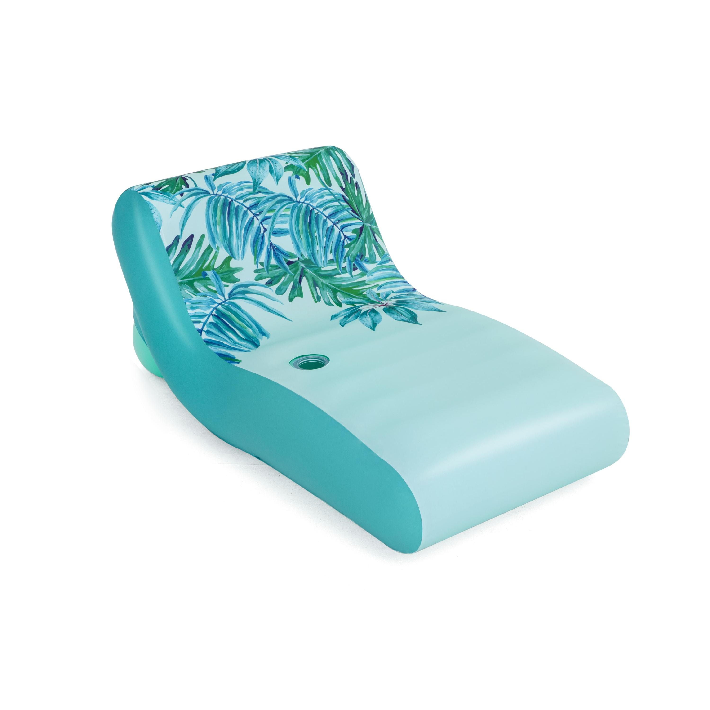H2OGO!, Luxury Fabric-Covered Lounge, 69 in., UPF 50+ sun protection ...