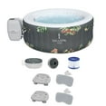 Bestway Hot Tub + Bestway Spa Seat (2 Pack) + Bestway Pillows (2 Pack ...