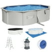 Bestway Hydrium 18' x 52" Steel Side Wall Above Ground Pool w/ Sand ...