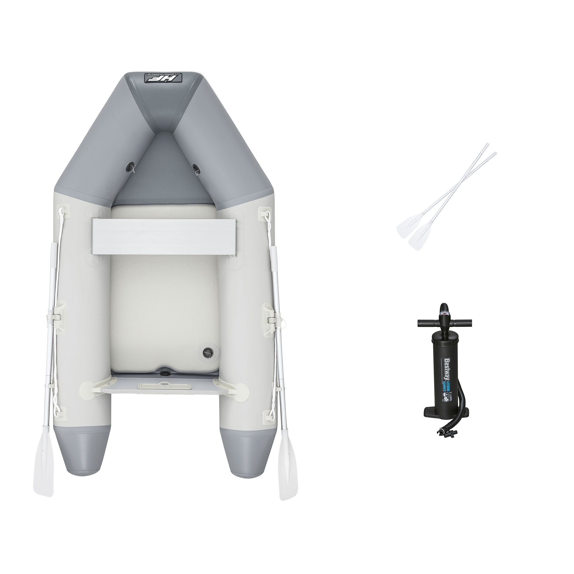 ANGLER BAY Inflatable Boat, 4 person - Walmart.com