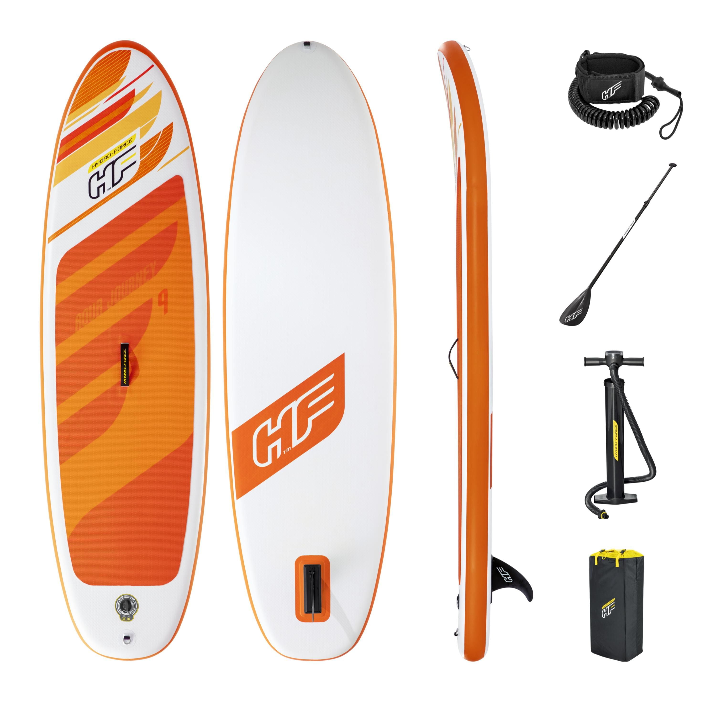 Open Box Bestway Hydro Force Inflatable 9 Foot SUP Stand Up Paddle ...
