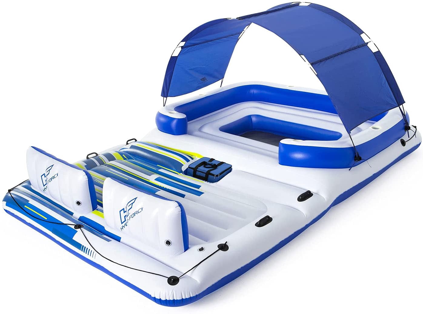 Bestway Hydro-Force Tropical Breeze 6-Person Water Inflatable Float ...