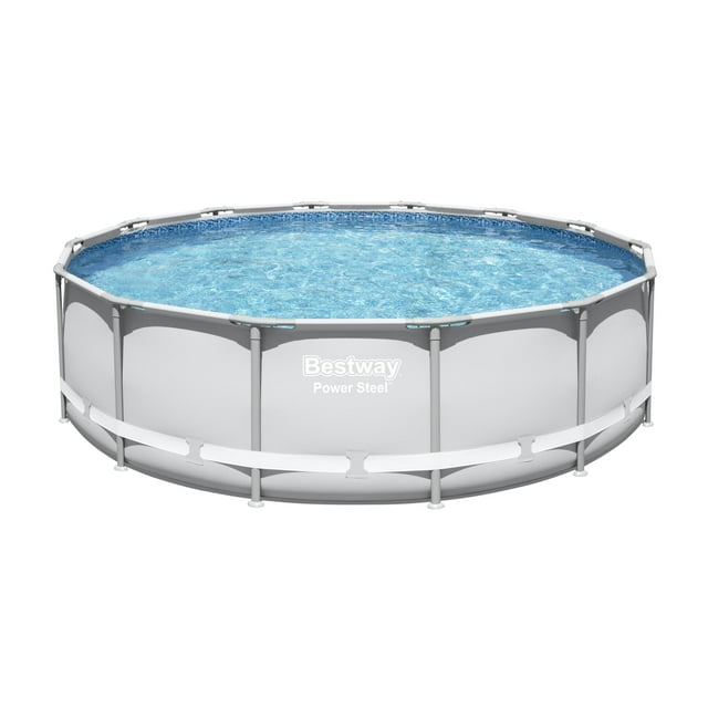 "Bestway Power Steel 14' x 42"" Frame Swimming Pool Set with Pump ...