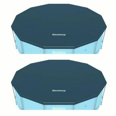 Bestway Flowclear 18' Pool Cover, Above Ground, PVC, Black, Fits 18 ...