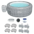 Bestway SaluSpa Milan AirJet Inflatable Tub w/6 SaluSpa Spa Seat & 6 Pillow - Walmart.com
