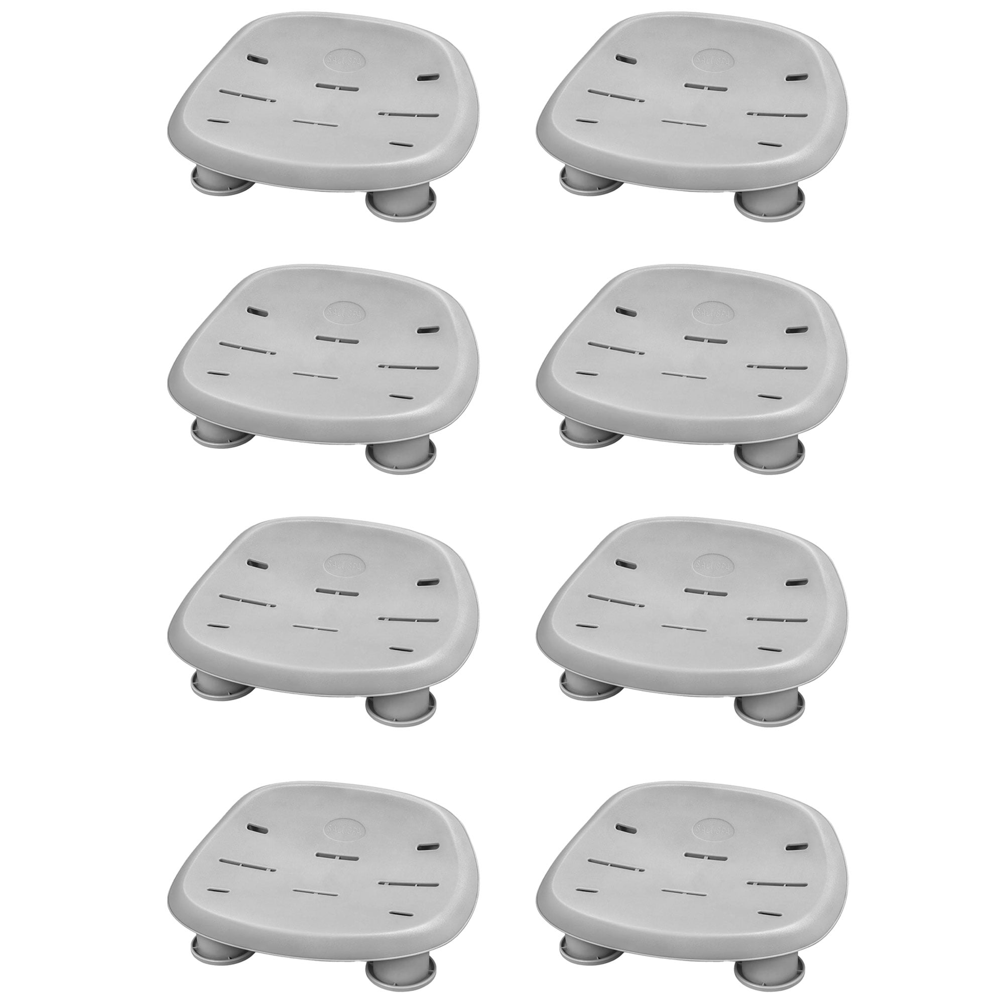 Bestway SaluSpa Underwater Non Slip Adjustable Pool & Spa Seat (8 Pack ...