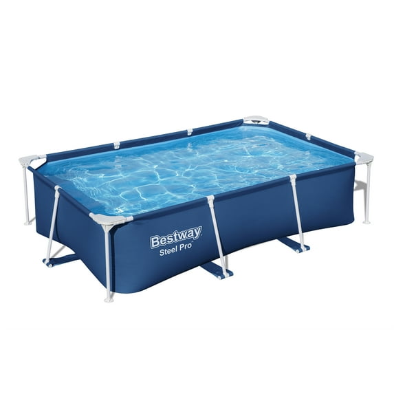 "Bestway Large Steel Pro Rectangular Above Ground Pool, 8.5' x 67"" x ...