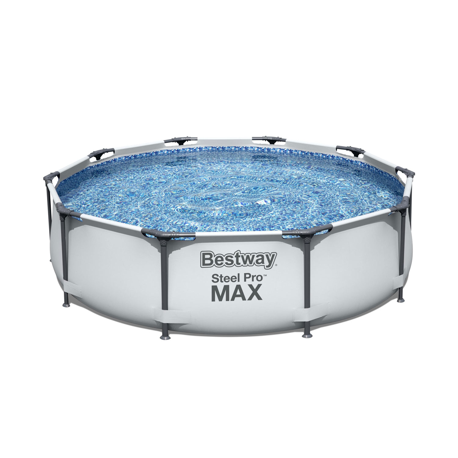 Bestway Steel Pro 13' x 42" Round Above Ground Pool Set w/DuraPlus ...