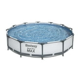 Bestway Steel Pro Max Swimming Pool Set with 330 GPH Filter Pump, 12' x ...