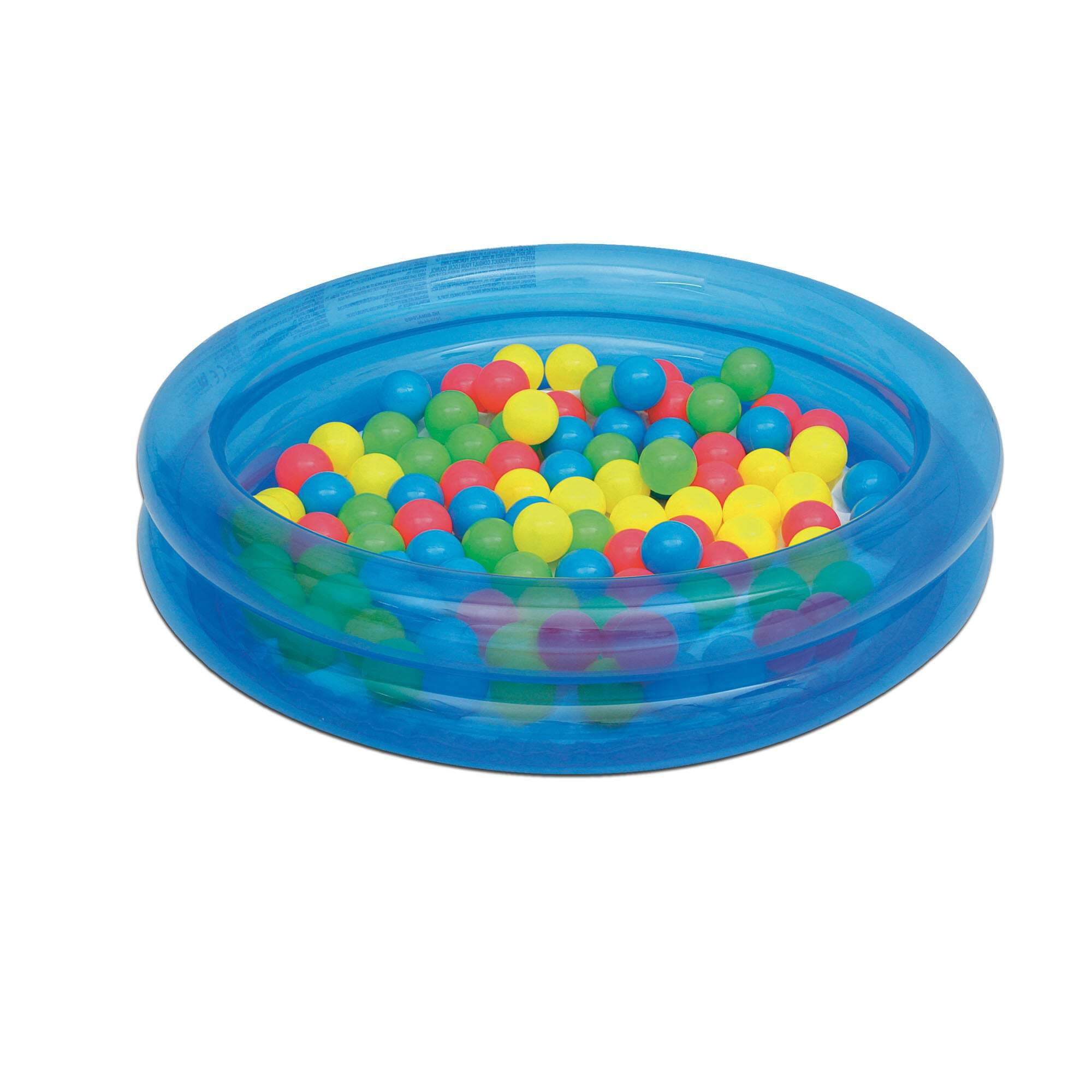 Bestway - Up, In and Over 36 Inch x 8 Inch 2-Ring Ball Pit Play Pool ...