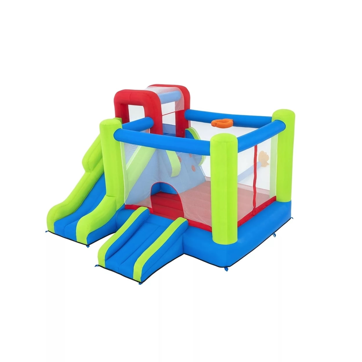 Bestway Wonder Hoops Kids Inflatable Mega Bounce Park - Self Inflating ...