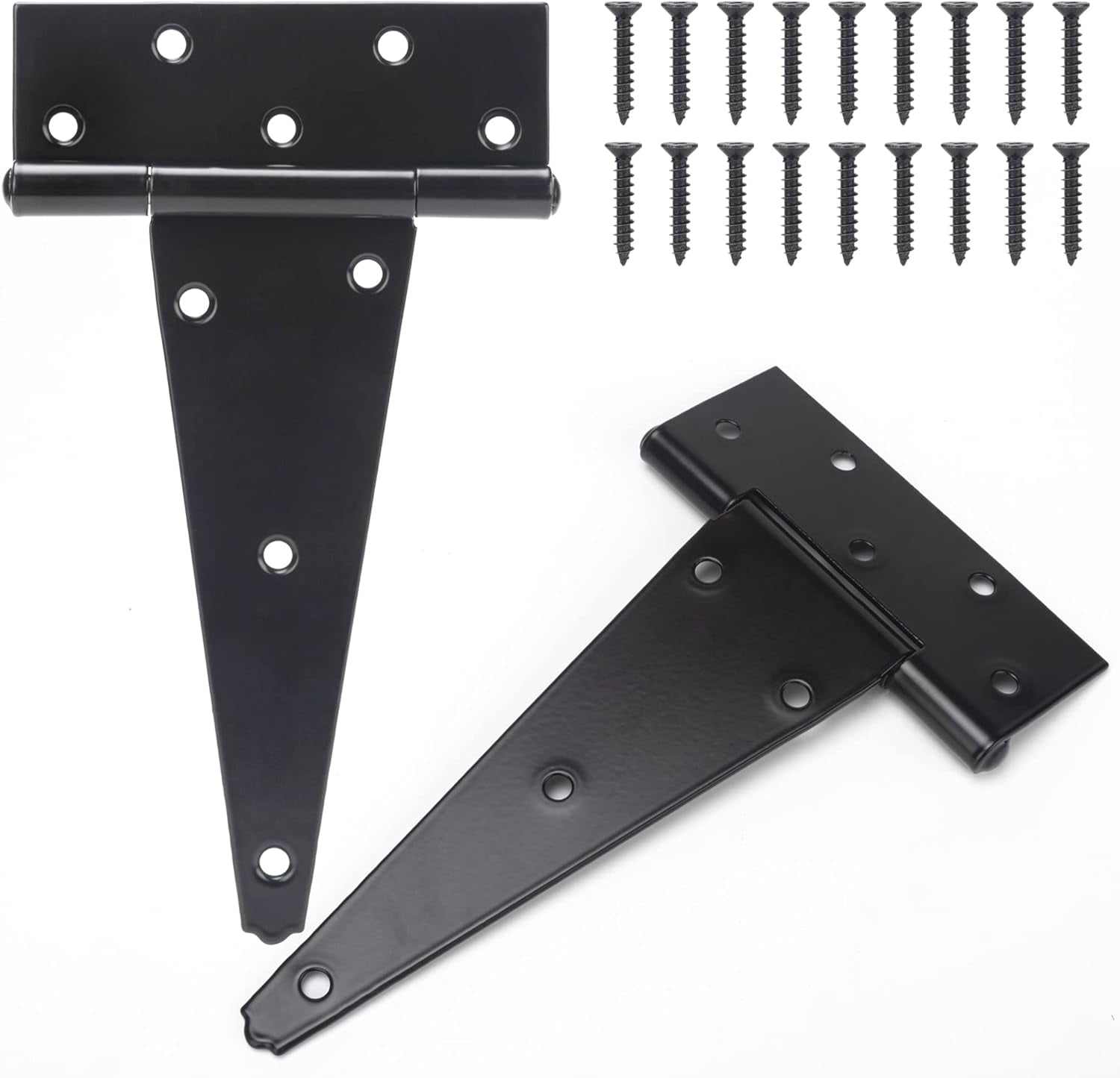 Bestwell 10 Inch Strap Shed Door Hinges, -Hinge for Wooden Fences, Yard ...