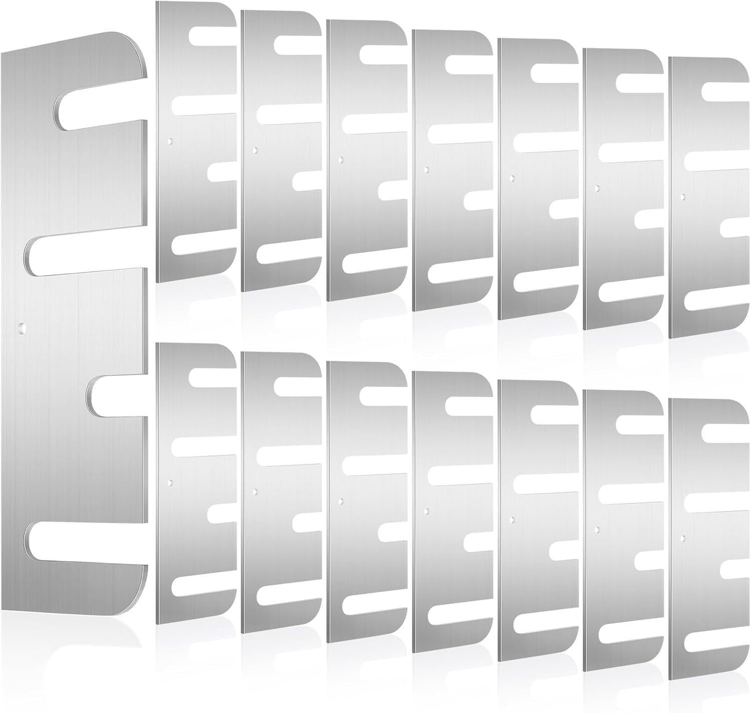 Bestwell 15 Pcs Door Hinge Shims Steel Metal Shim for Repair Kit, 4 ...