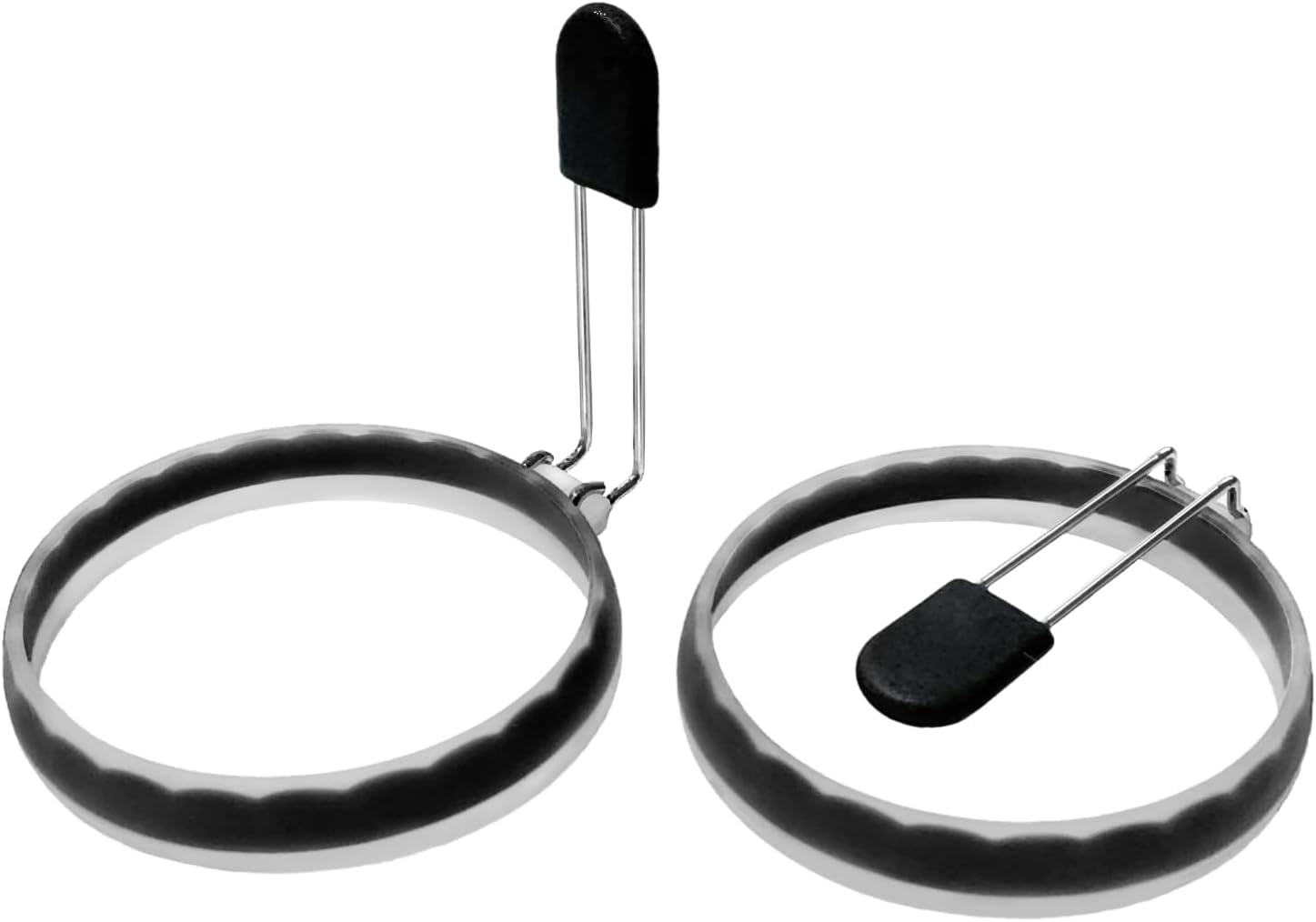 Bestwell 2 Pack Silicone Egg Rings, Upgraded Leak-of Luid Egg Fryer ...