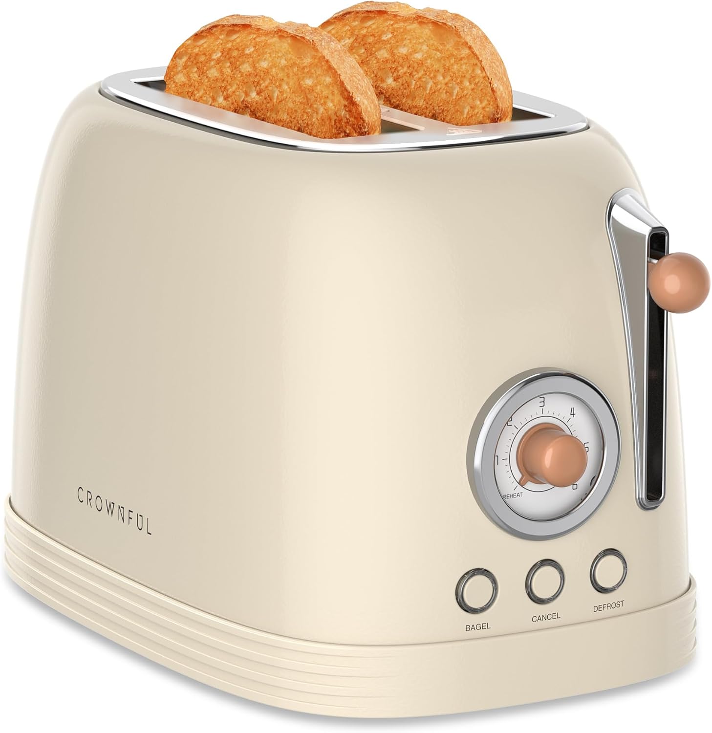 Bestwell 2-Slice ster, Extra Wide Slots ster, Retro Stainless Steel ...