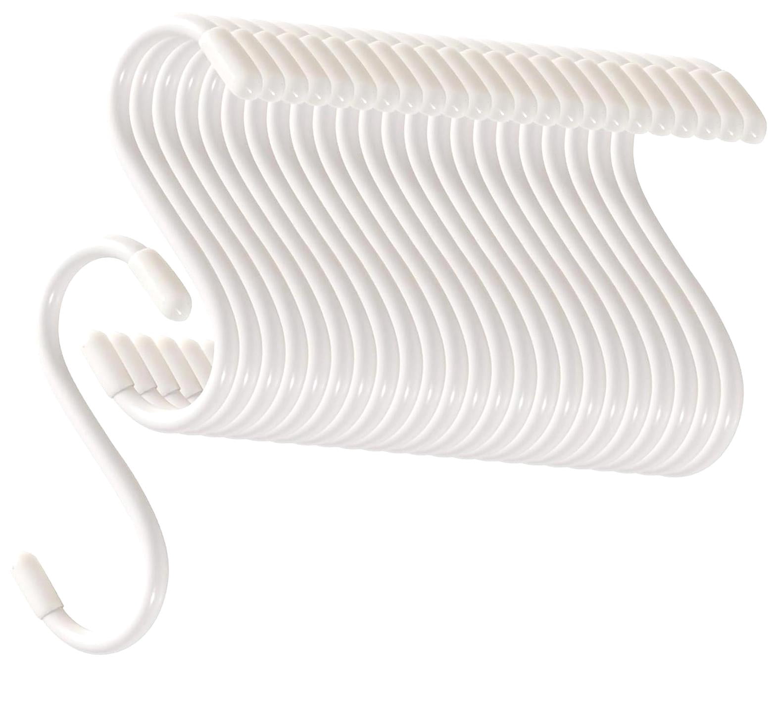 Bestwell 3 Inch Heavy Duty Vinyl Coated S Hooks, Rubber Coated S Hooks ...