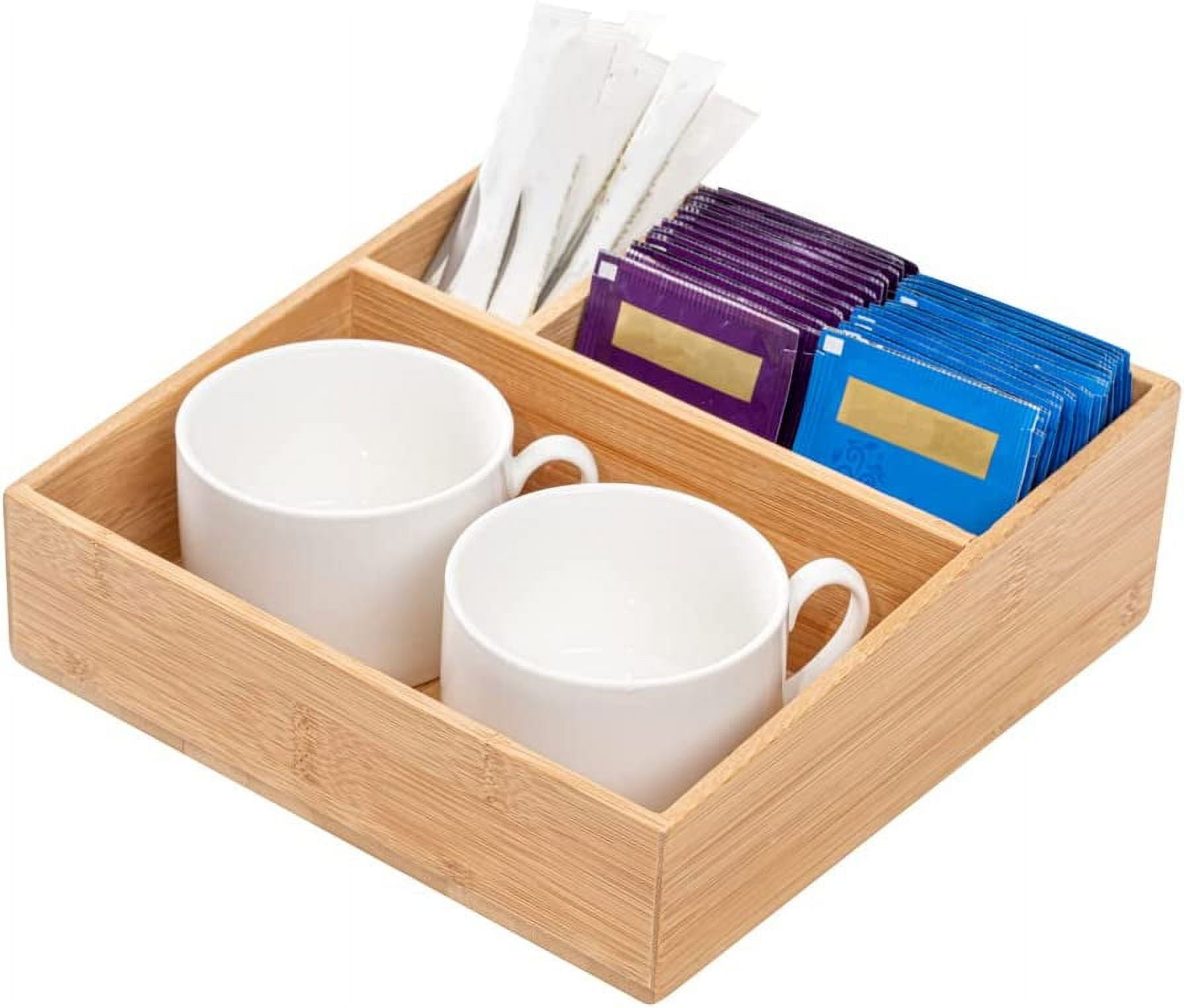 Bestwell -9.5 x 4.25 x 2 Inch Coffee Condiment Organizer, 1 Rectangle ...