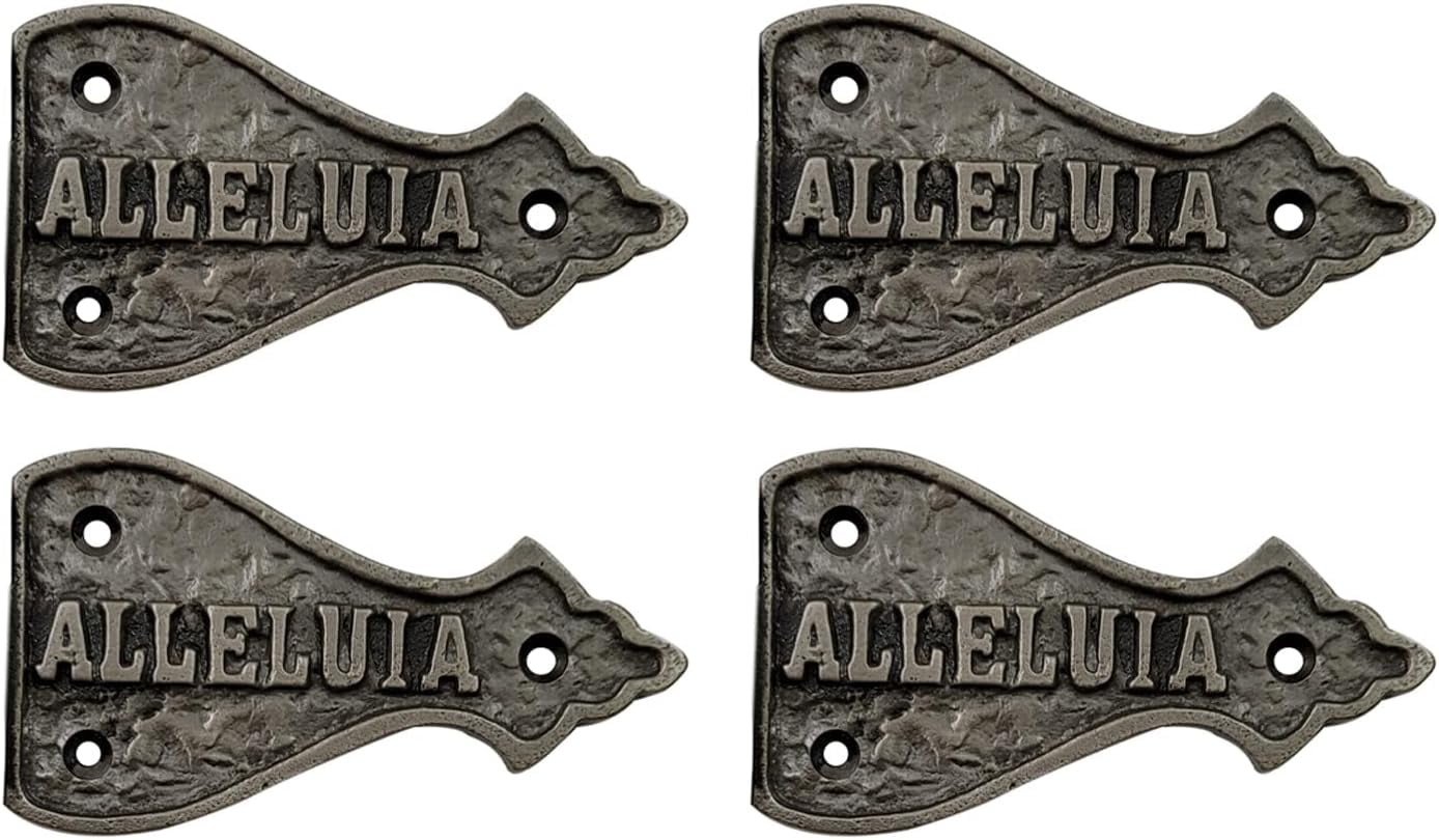 Bestwell Adonai Alleluia Cast Iron False or Faux or Dummy Hinges ...