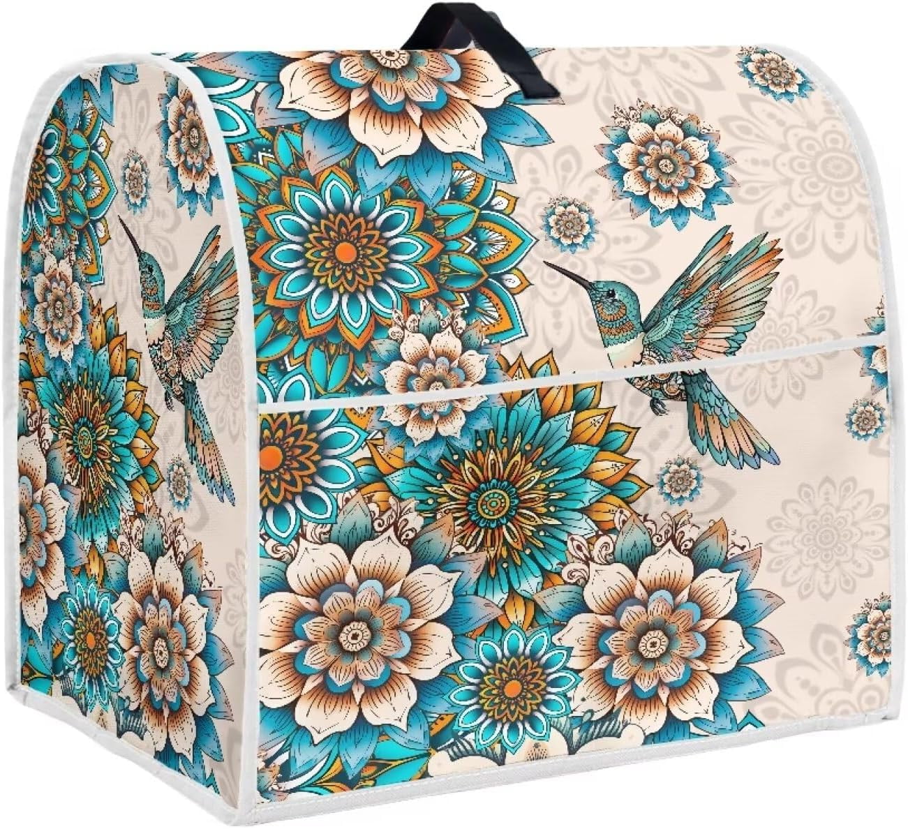 Bestwell Boho Floral Hummingbird Kitchen Aid Mixer Covers for Stand ...