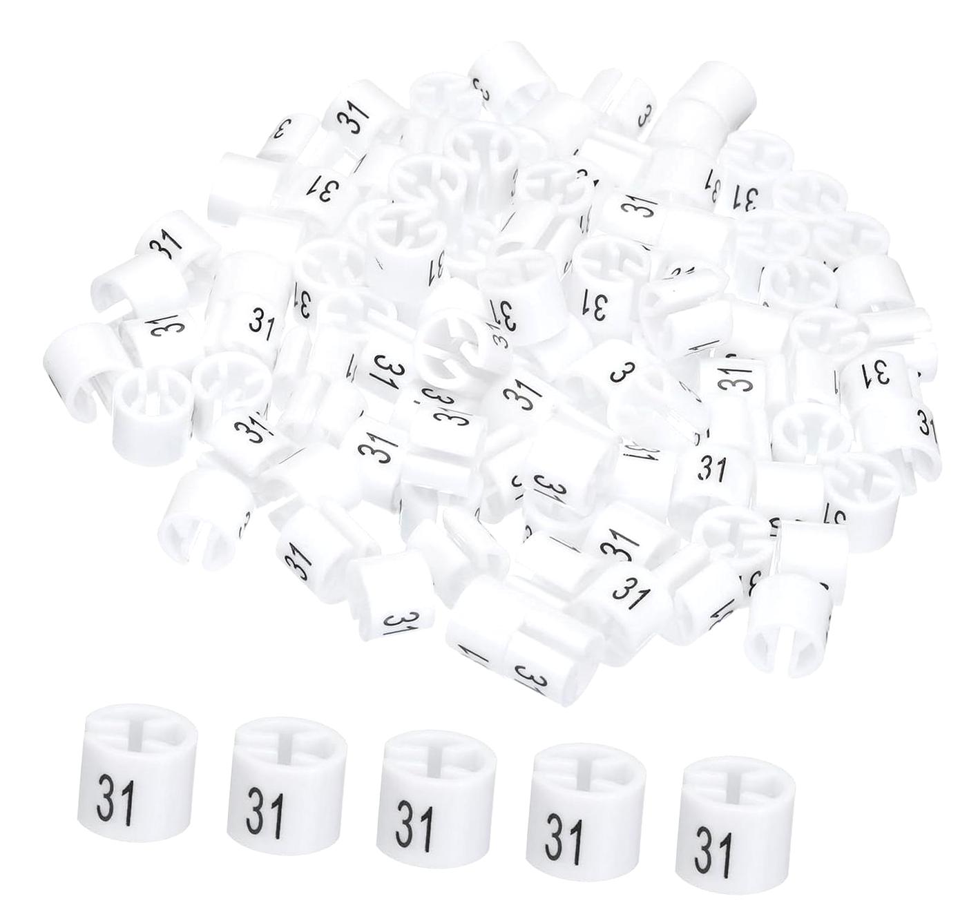 Bestwell Clothes Hanger Marker Colored Hanger Sizer Garment Markers Tag ...