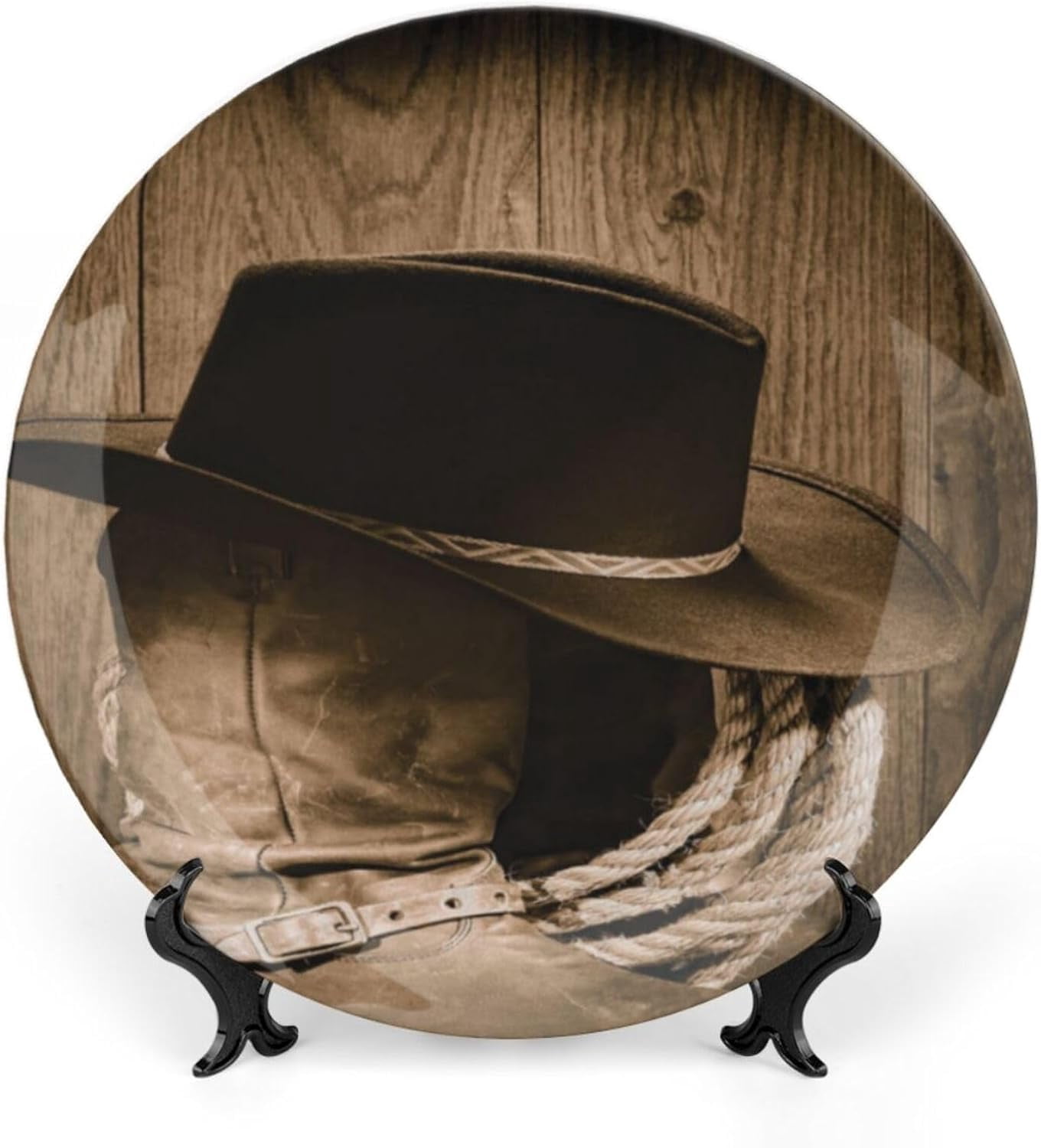 Bestwell Decorative Ceramic Plate Round Porcelain Plate,10 inch ...