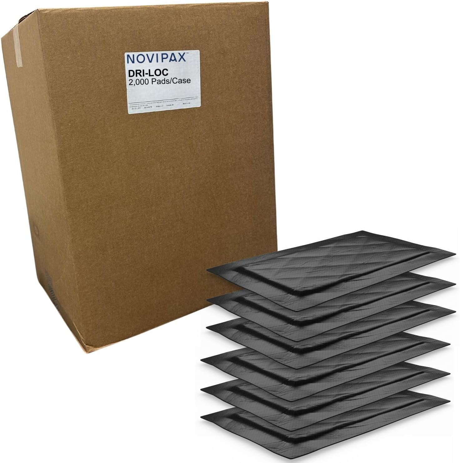 Bestwell Dri-Loc Absorbent Pads for Meat - 250 Individual Dri-Loc Pads, Single Case - Virgin ...