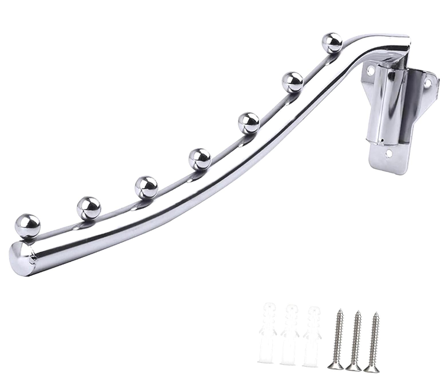 Bestwell Folding Clothes Hanger Wall Mounted Stainless Steel, Wall ...