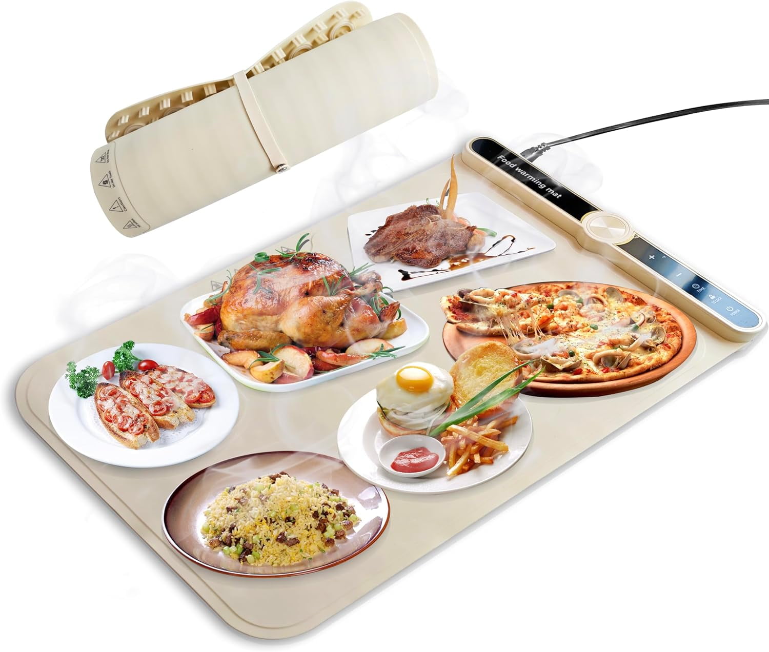 Bestwell Food Warming Mat, Electric Warming Tray, Keep Food Warm or ...