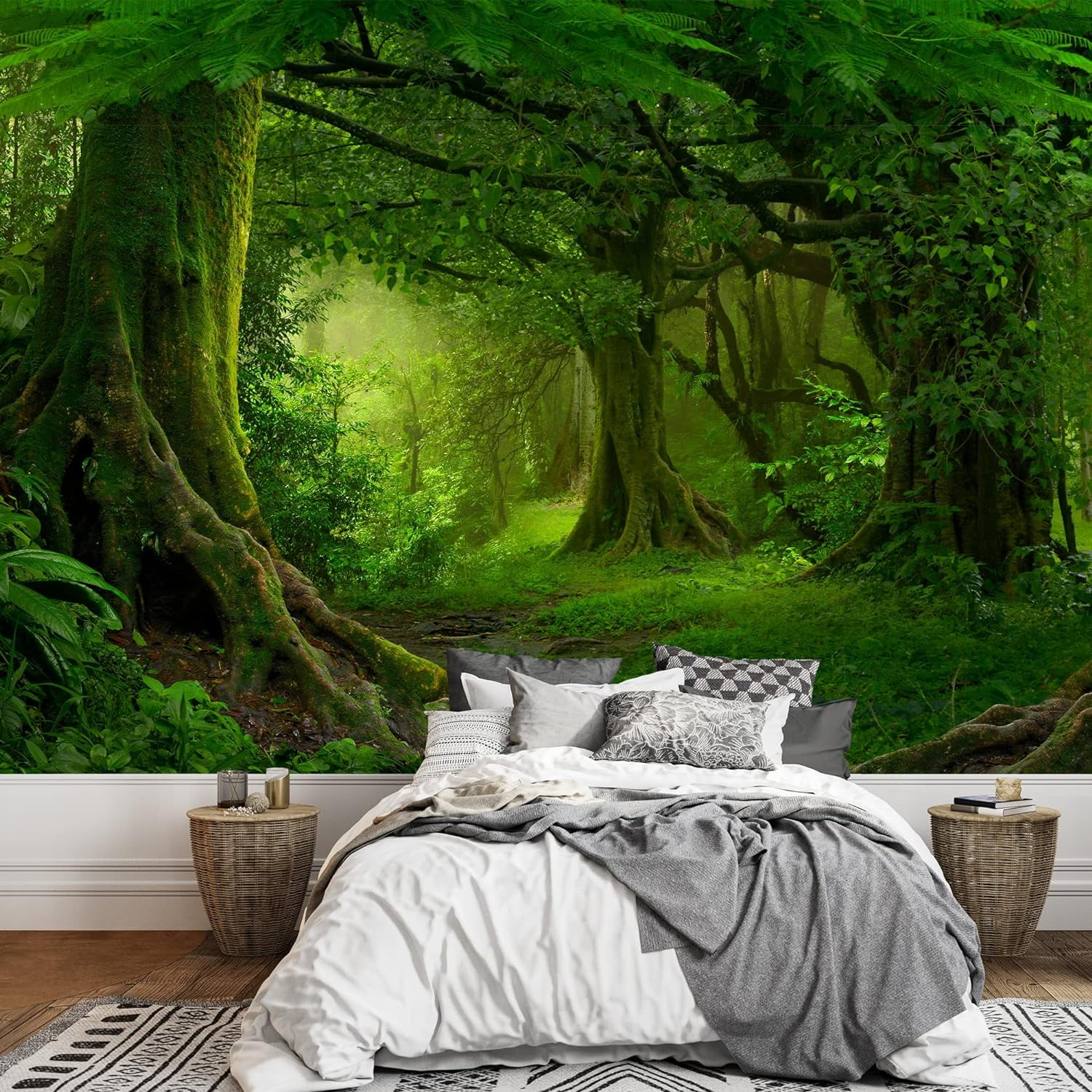 Bestwell Lightweight Soft Area Rugs Vintage Music Scene Floor Mat for ...