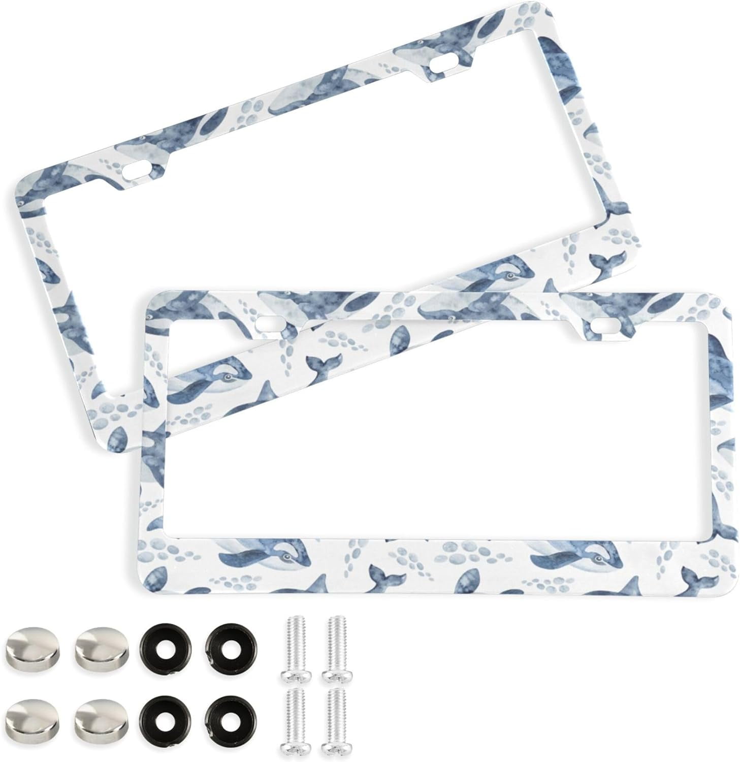 Bestwell Northern Animals License Plate Frame for 2 Screw Tag Frames ...