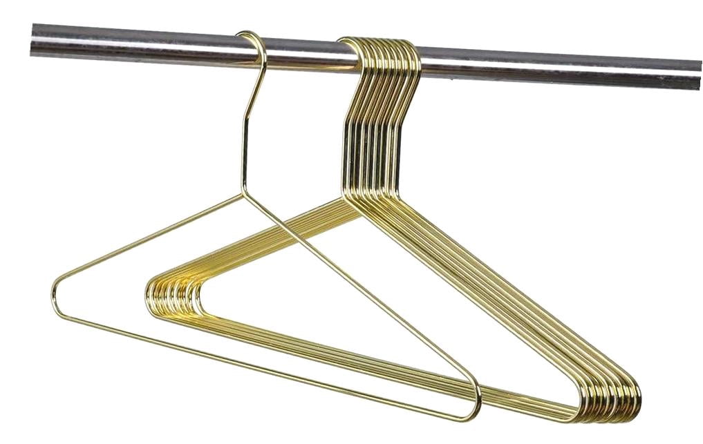 Bestwell Quality Gold Modern Extra Heavy Duty Metal Hangers \u2013 ...