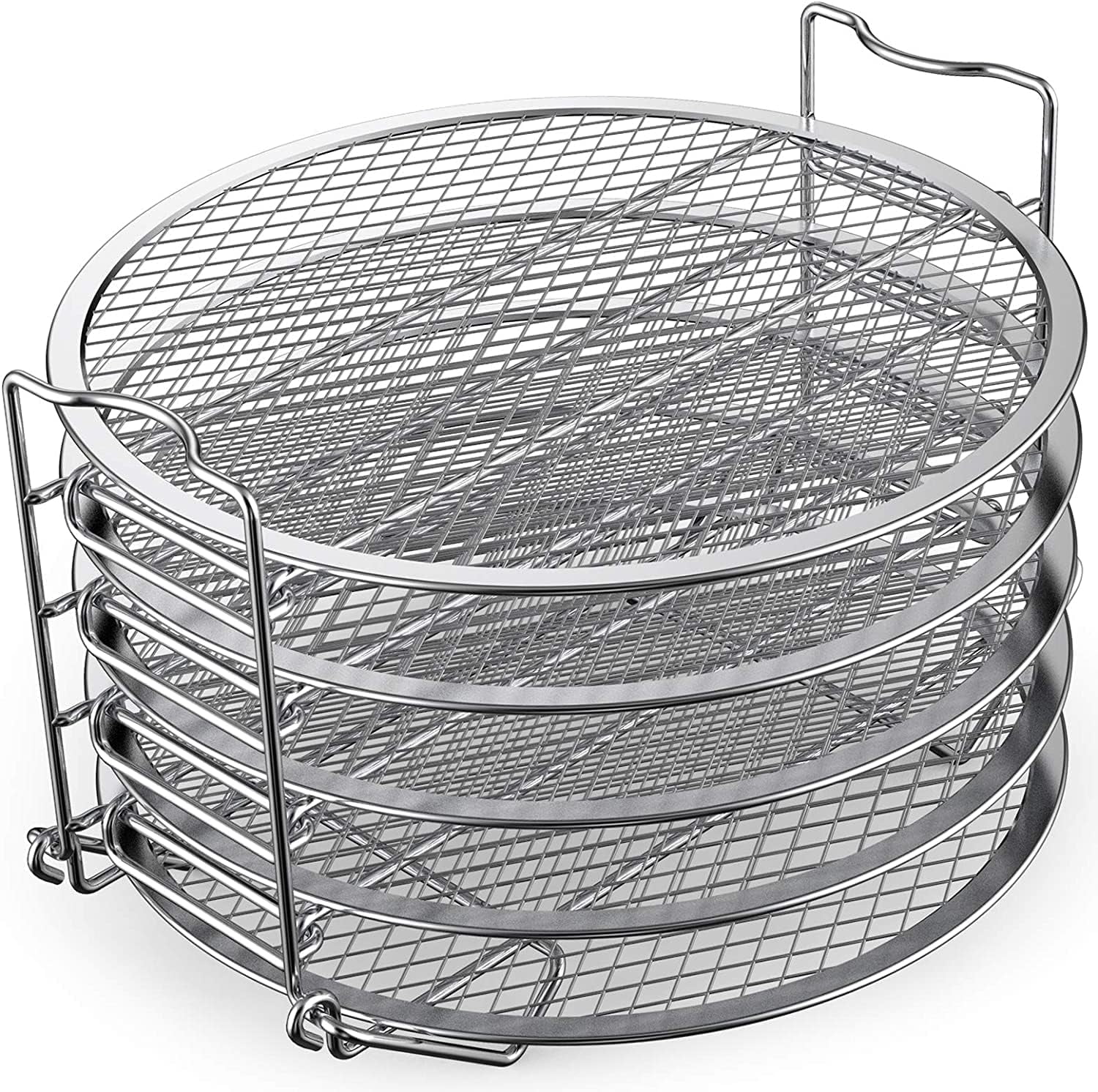 Bestwell Stackable Rrsible Rack for Foodi, S Stainless Steel Dehydrator ...