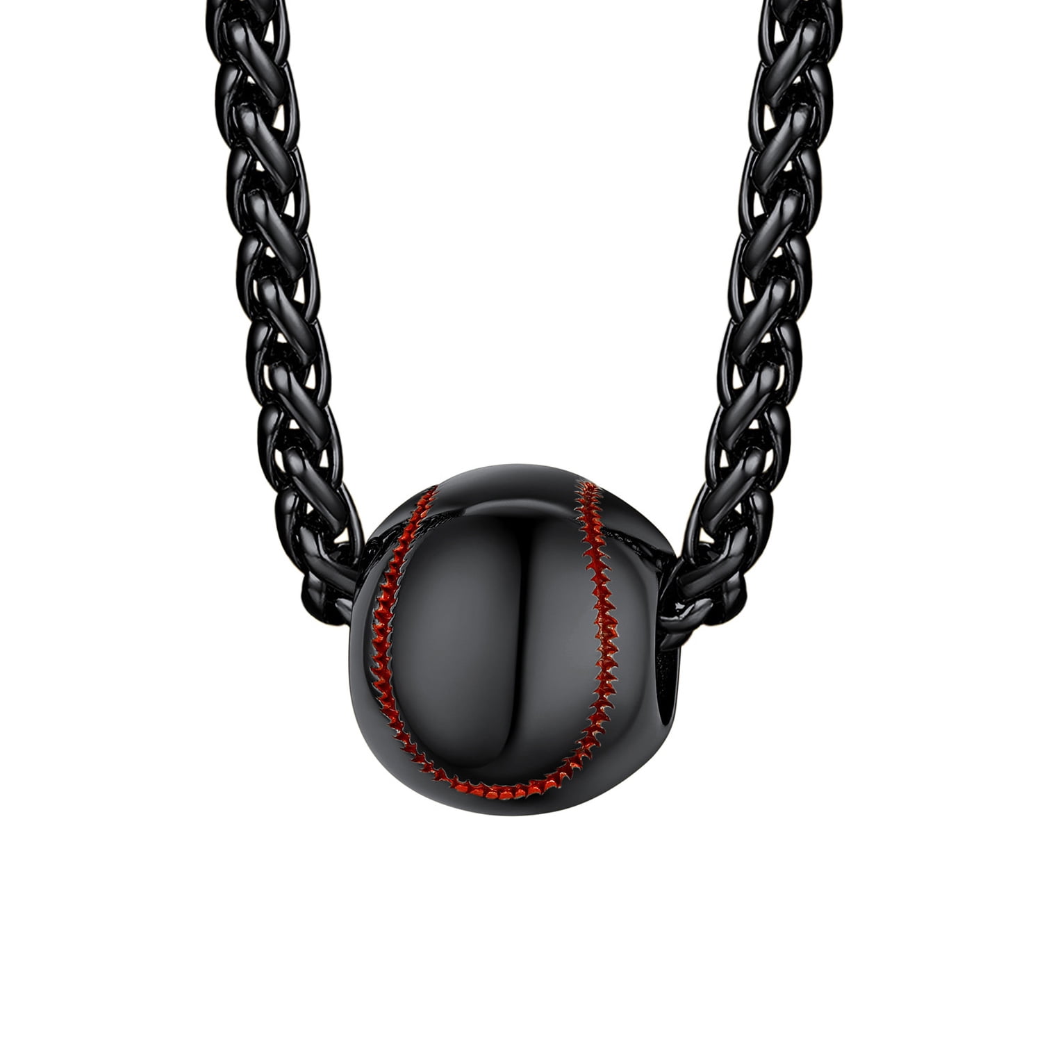 Bestyle Baseball Necklace Ball Pendant Necklace for Men 3D Sport Fan ...
