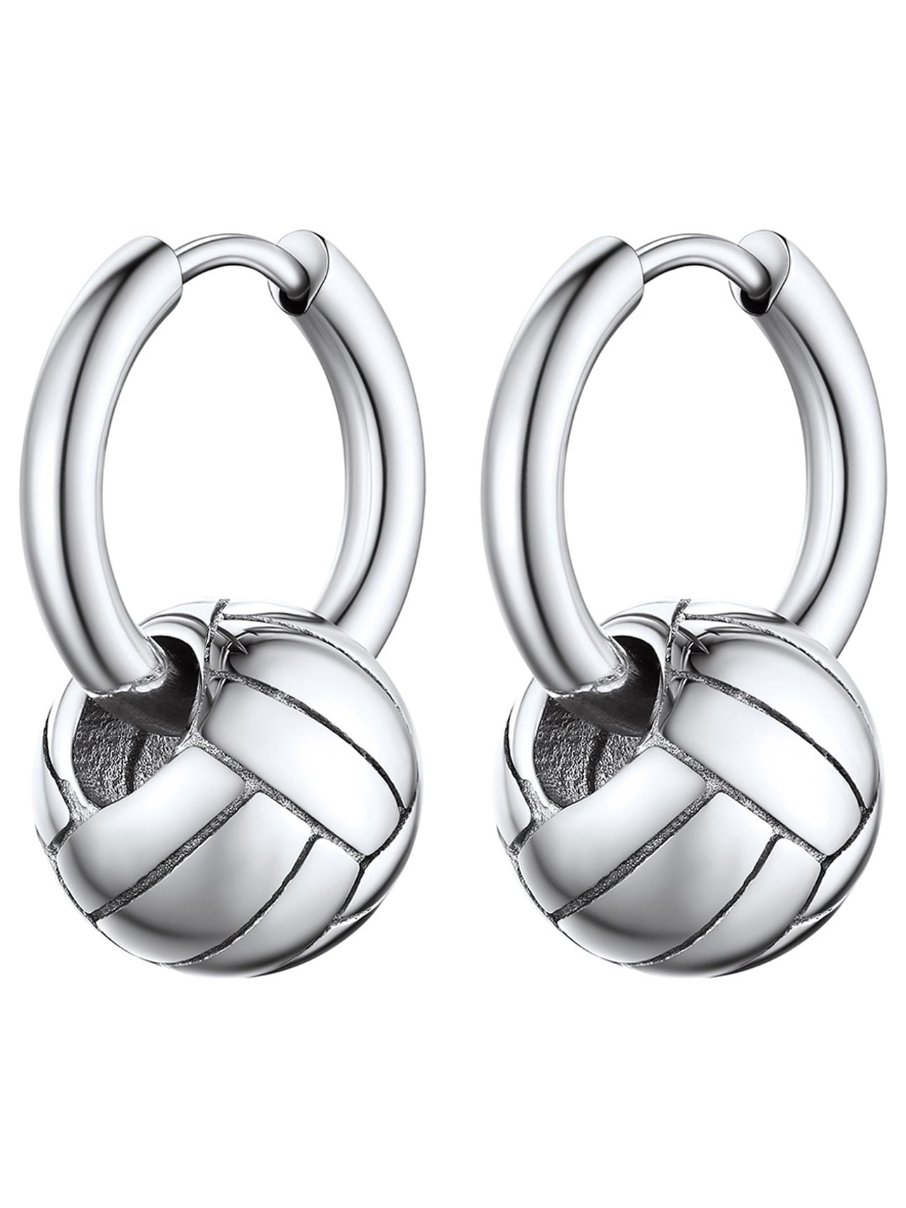 Bestyle Fashion Volleyball Dangle Earrings Sport 3D Ball Earrings Small ...
