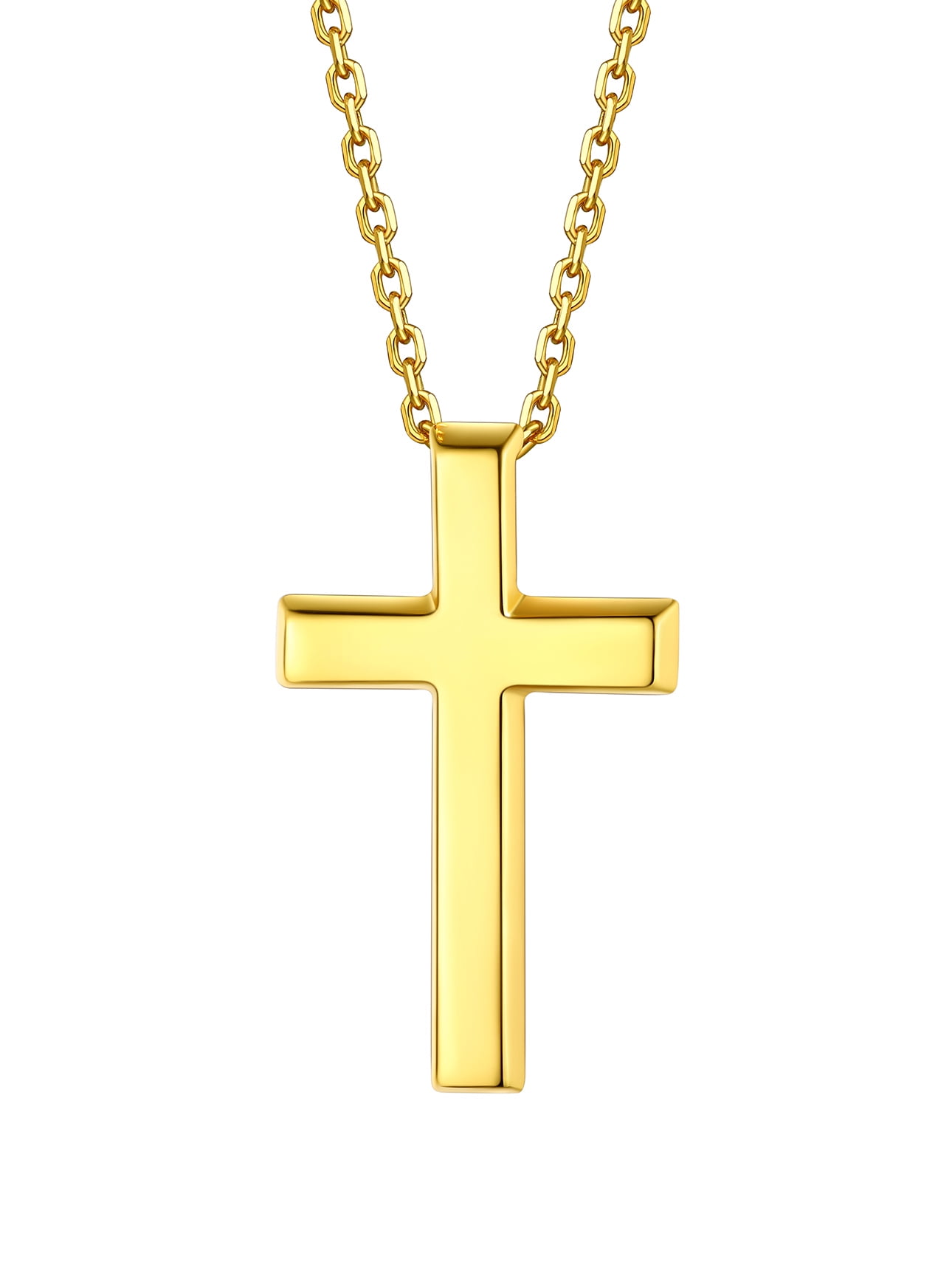 Bestyle Sterling Silver Cross Necklace For Women Small Gold Cross Pendant Necklace Choker
