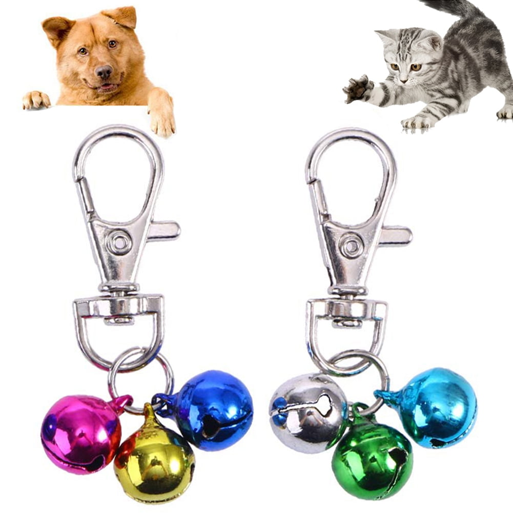 Besufy Dog Cat Collar Bells, Colorful Leash Accessories, Lightweight ...