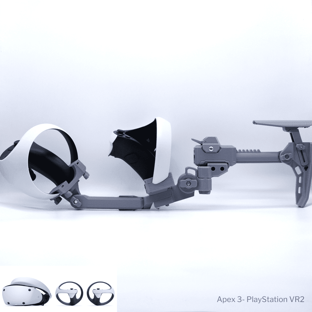 BeswinVR Apex3 Magnetic GunStock for PSVR2 Controller, with 5-Points Adjustable Buttstock and ...