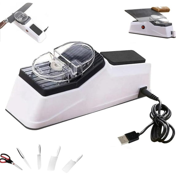 Besynersharp Pro, Knife Sharpener Electric, Multifunctional Double Sided USB Rechargeable ...