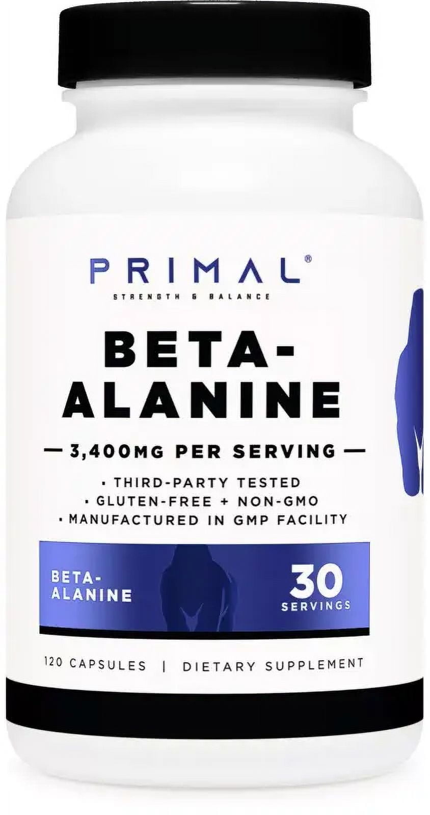 Beta_Alanine_Vegetarian_Capsules_,120_Capsules - Walmart.com